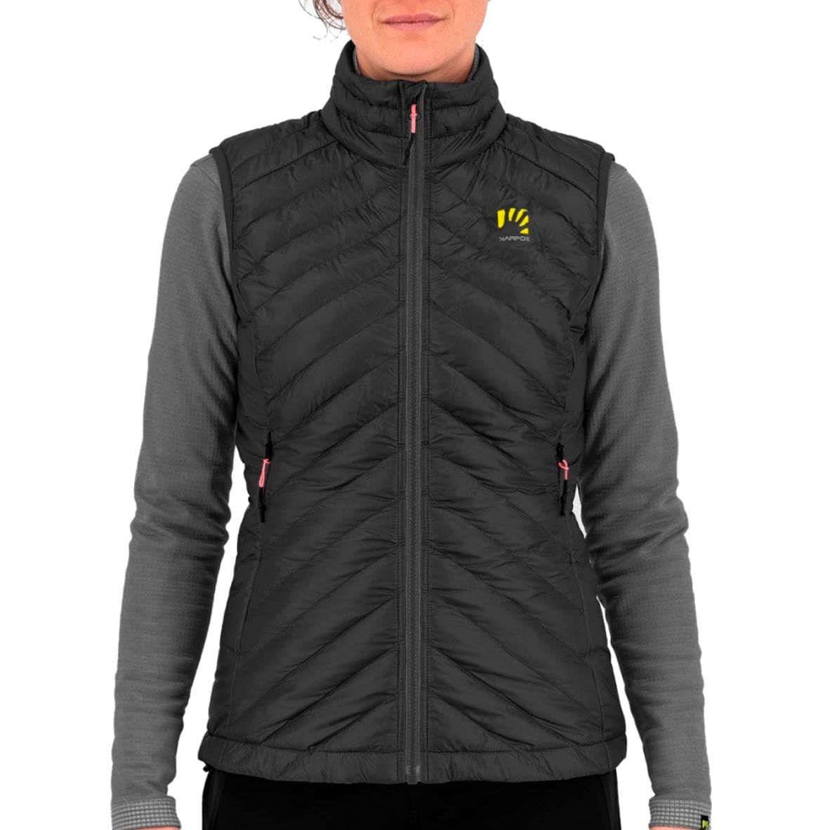 KARPOS - Sas Plat W quilted black thermal vest on arteni.it