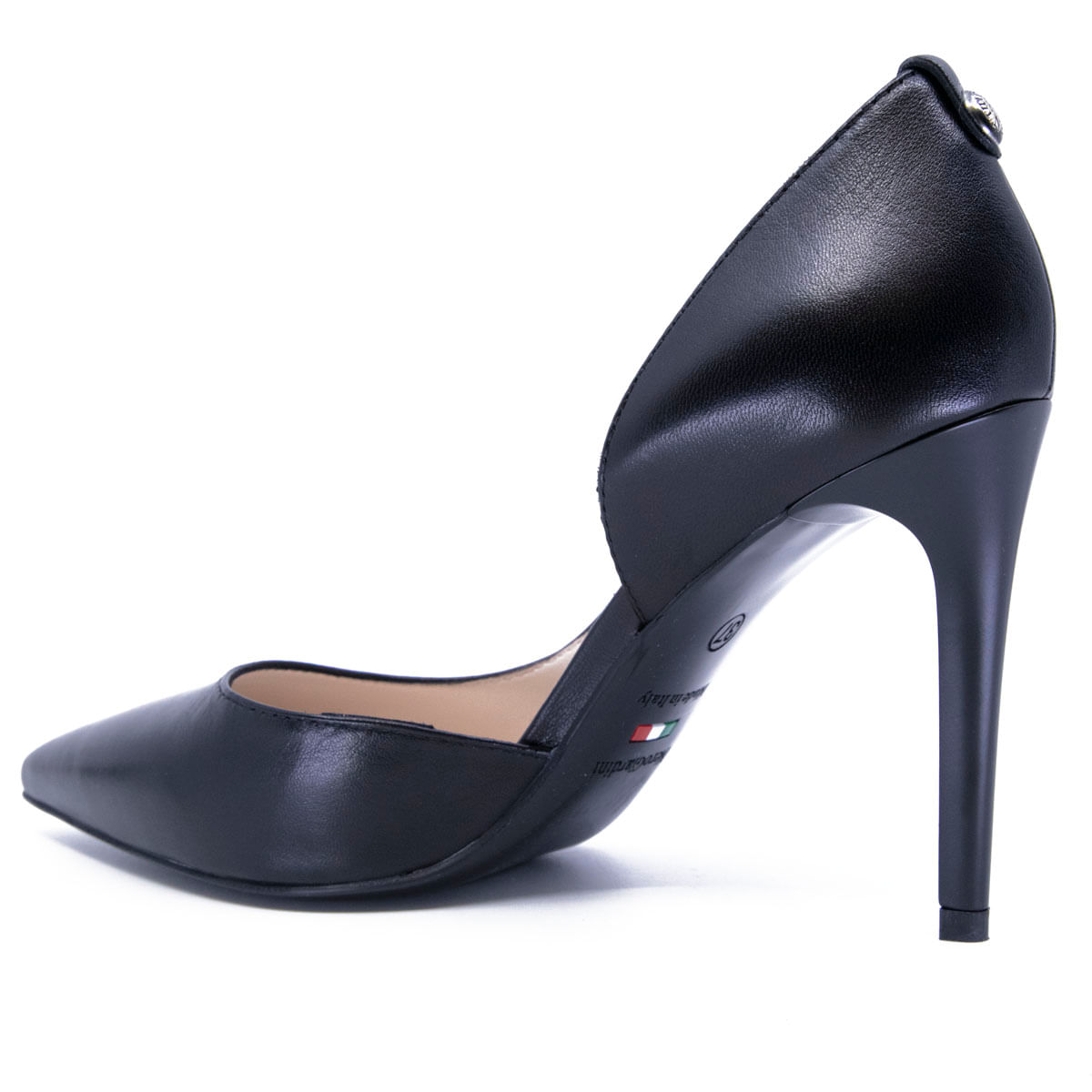 NeroGiardini - Black nappa pumps with stiletto heels on Arteni.it