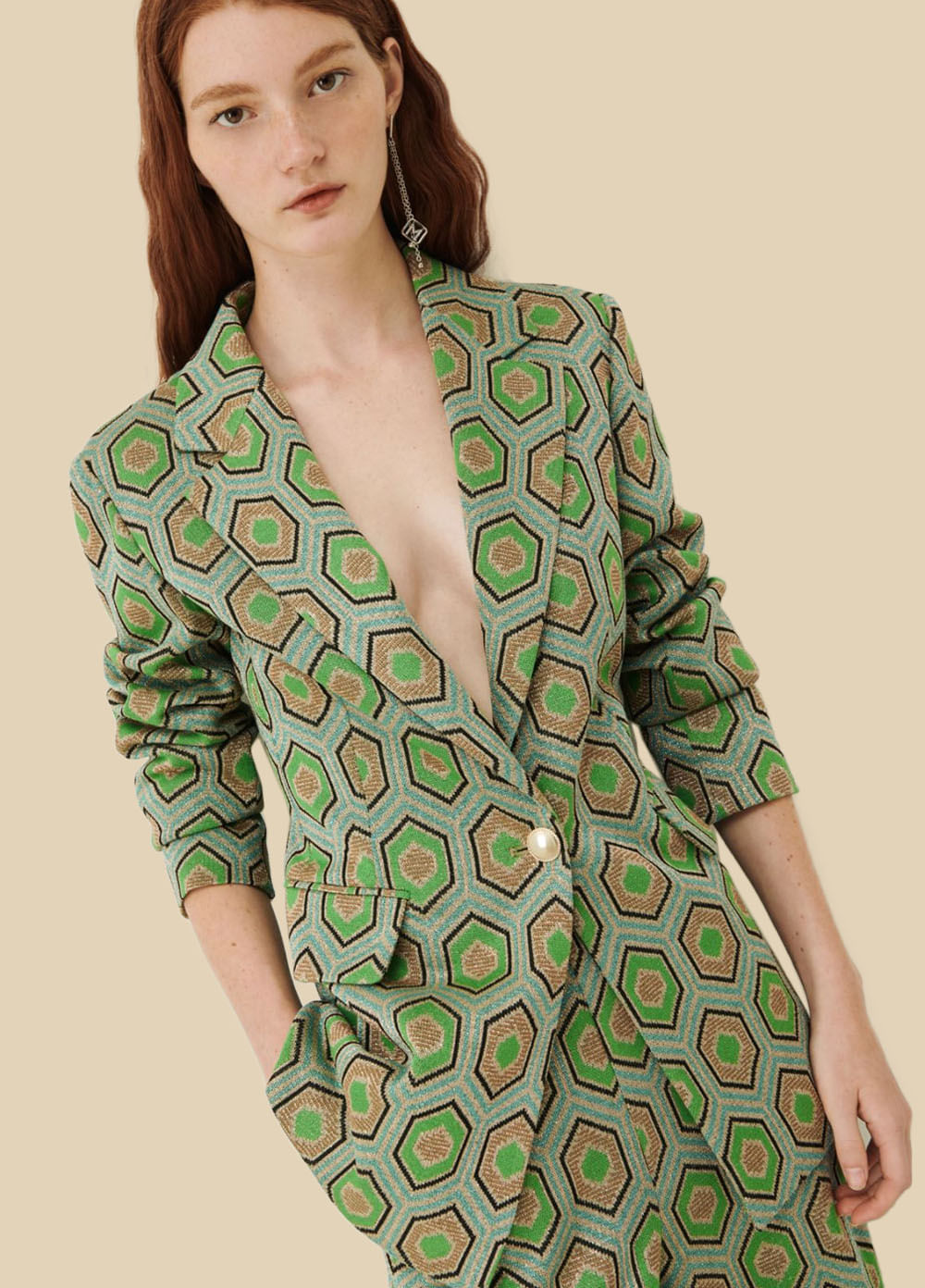 Il tailleur lurex secondo Marella