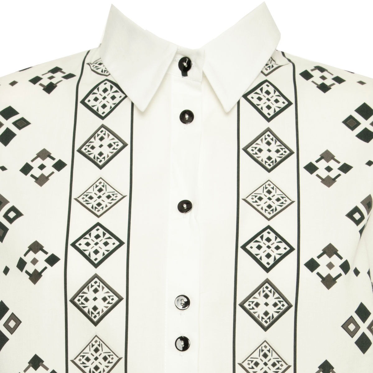Terre Del Vento - Albiate ethnic patterned shirt on Arteni Shop
