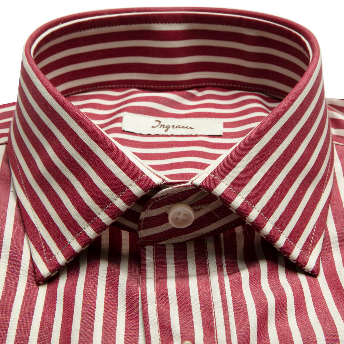 Ingram - Classic fit striped cotton shirt on Arteni.it