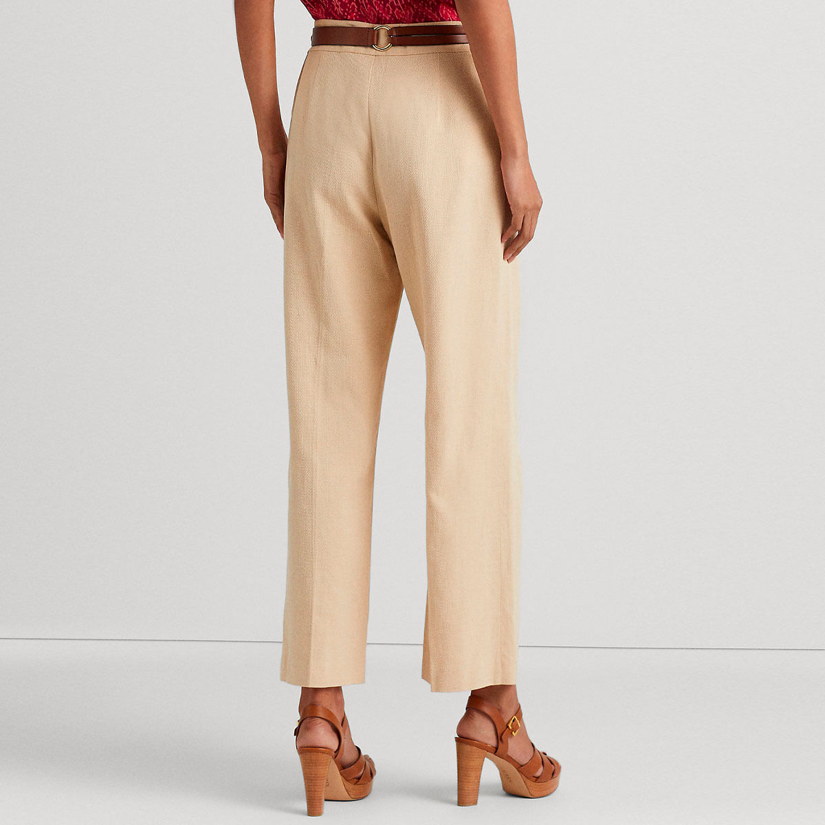 Polo Ralph Lauren - Pantalone ampio in ottoman con pieghe su Arteni.it