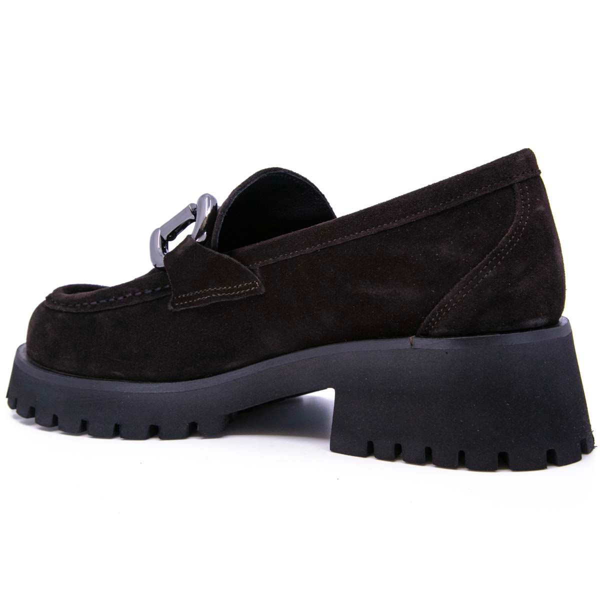 Venetian Poems - Suede moccasin with chain on Arteni.it