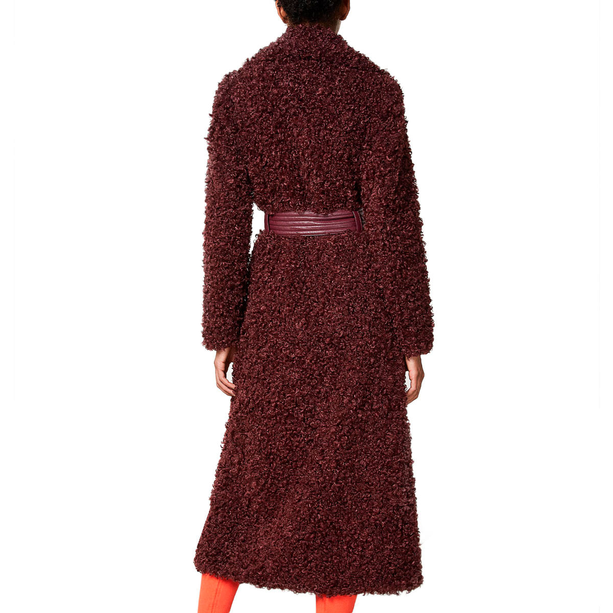 Patrizia Pepe - Long teddy coat with belt on Arteni.it