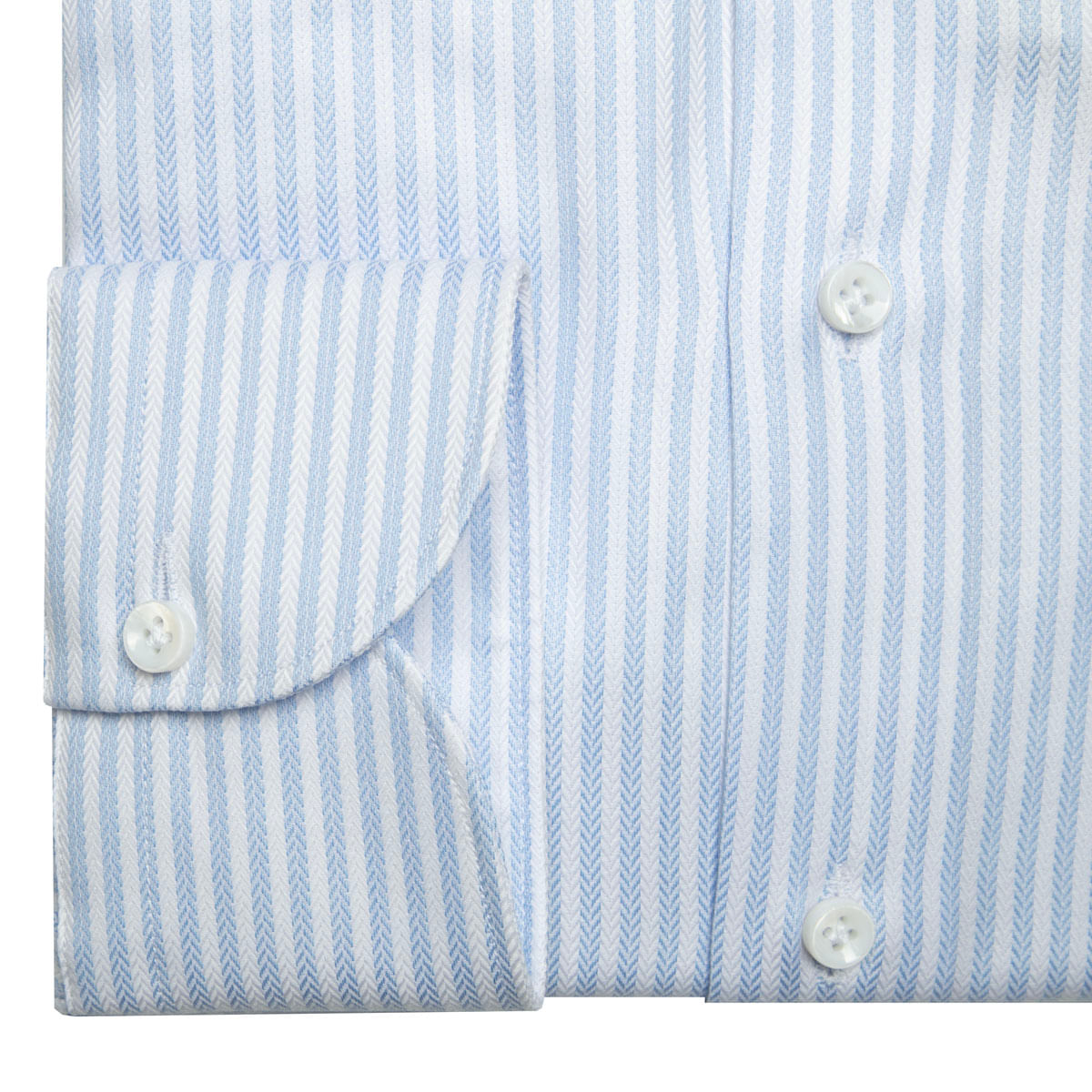 Carrel - Camicia bianca e azzurra a righe su Arteni.it