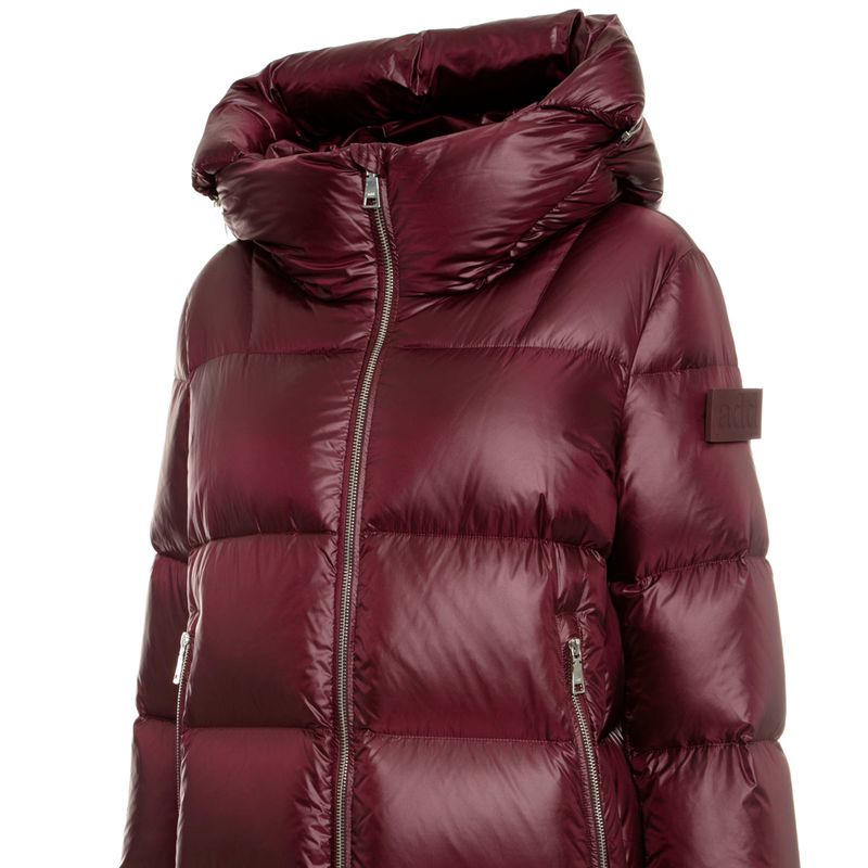 ADD - Long down jacket with hood on Arteni.it