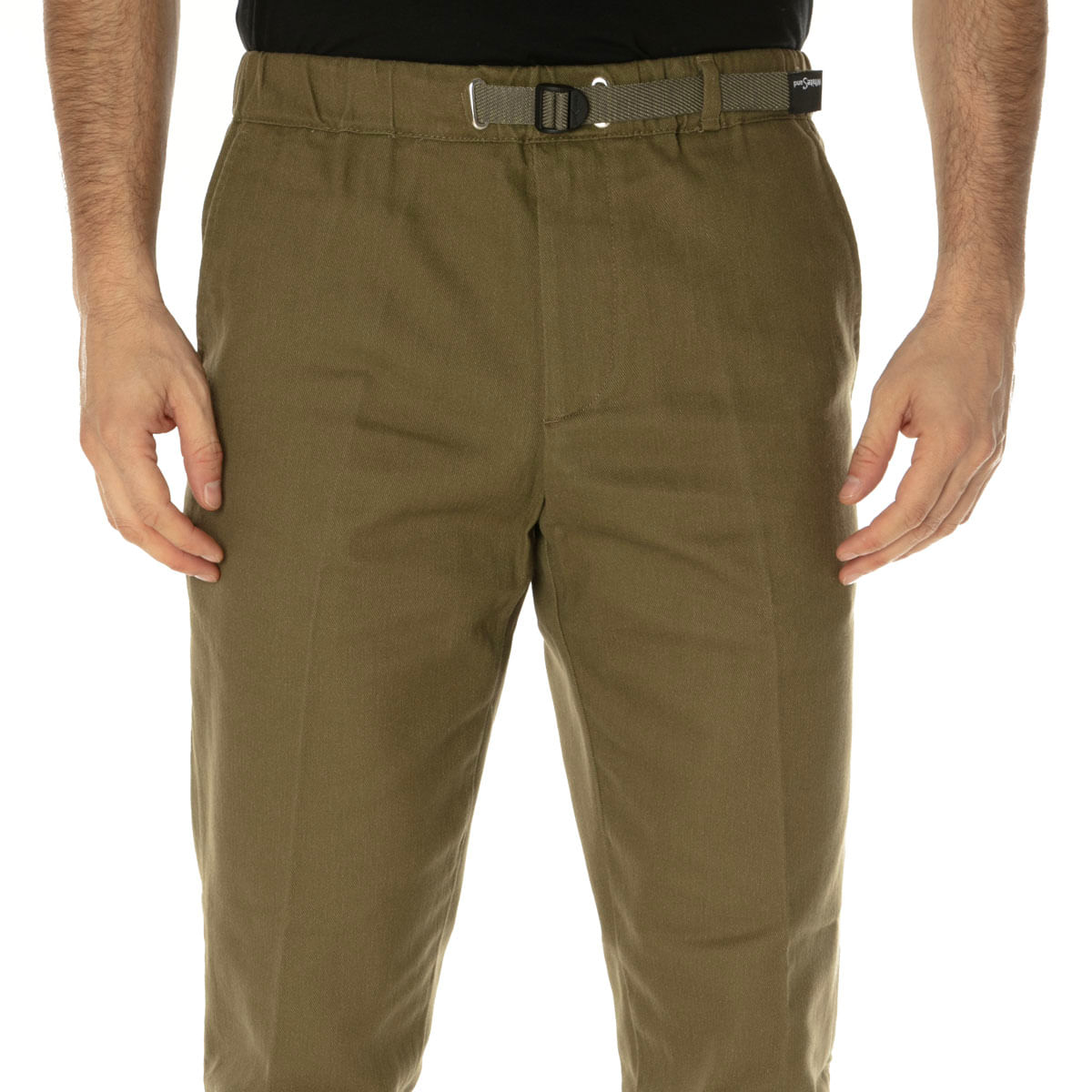 White Sand - Pantalone tinta unita Greg con coulisse su Arteni.it