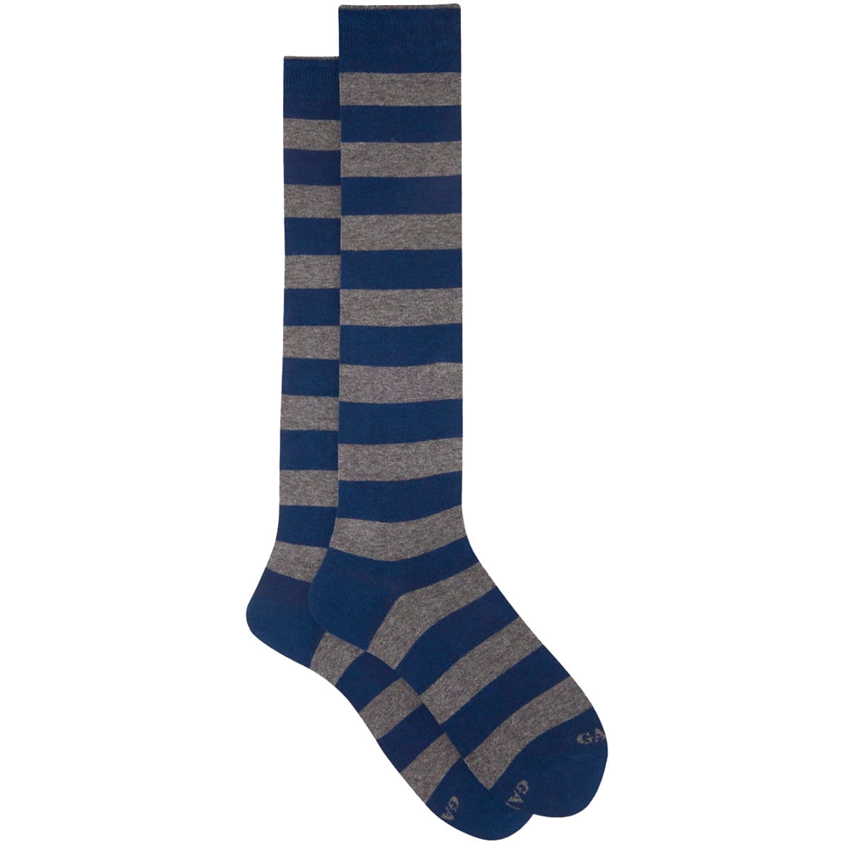 GALLO - Calzini lunghi a righe in misto cotone su Arteni.it