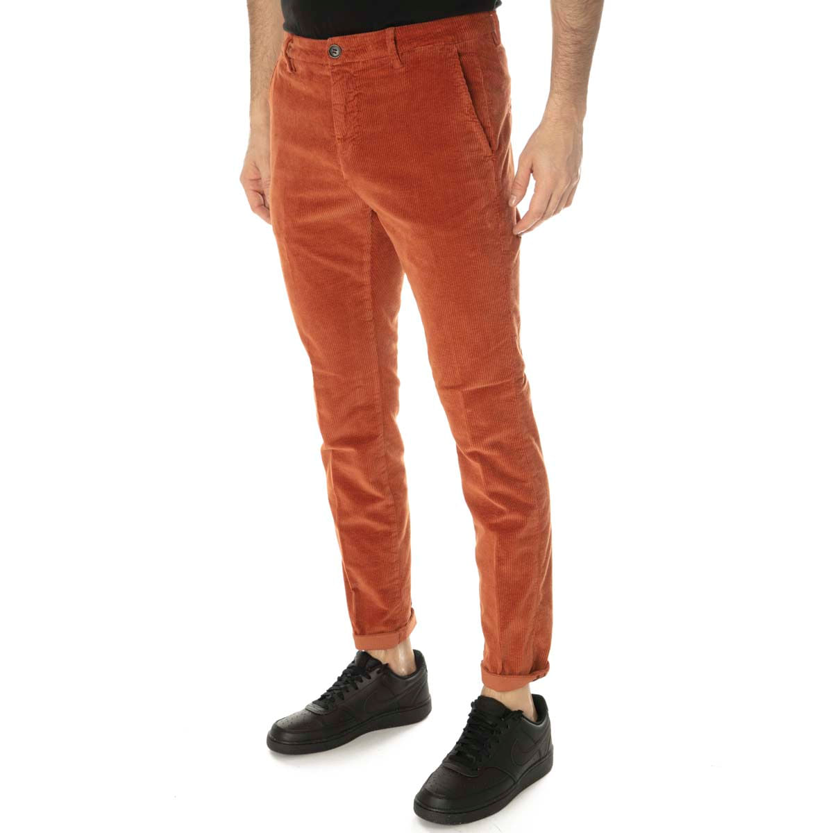 Mason's - Pantalone Osaka in velluto a coste su Arteni.it