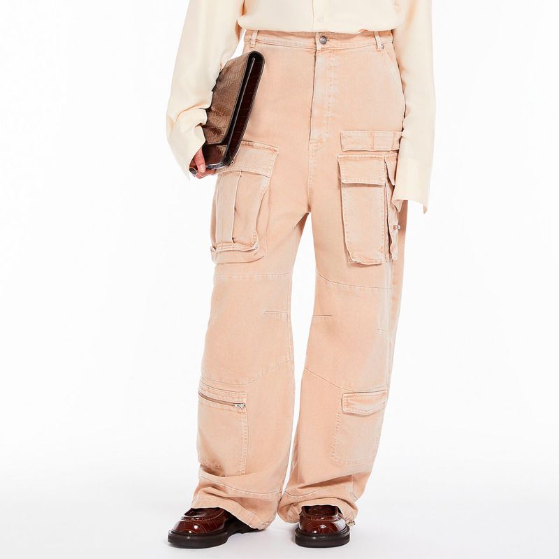 Max Mara - Vanda denim cargo pants on Arteni.it