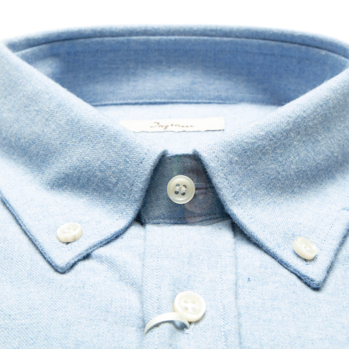 Ingram - Light blue classic fit shirt with pocket on Arteni.it