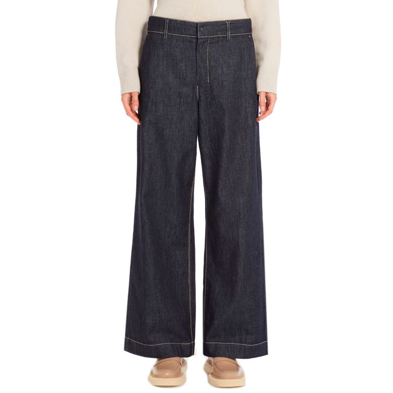 Max Mara - Amerigo wide denim trousers on Arteni.it
