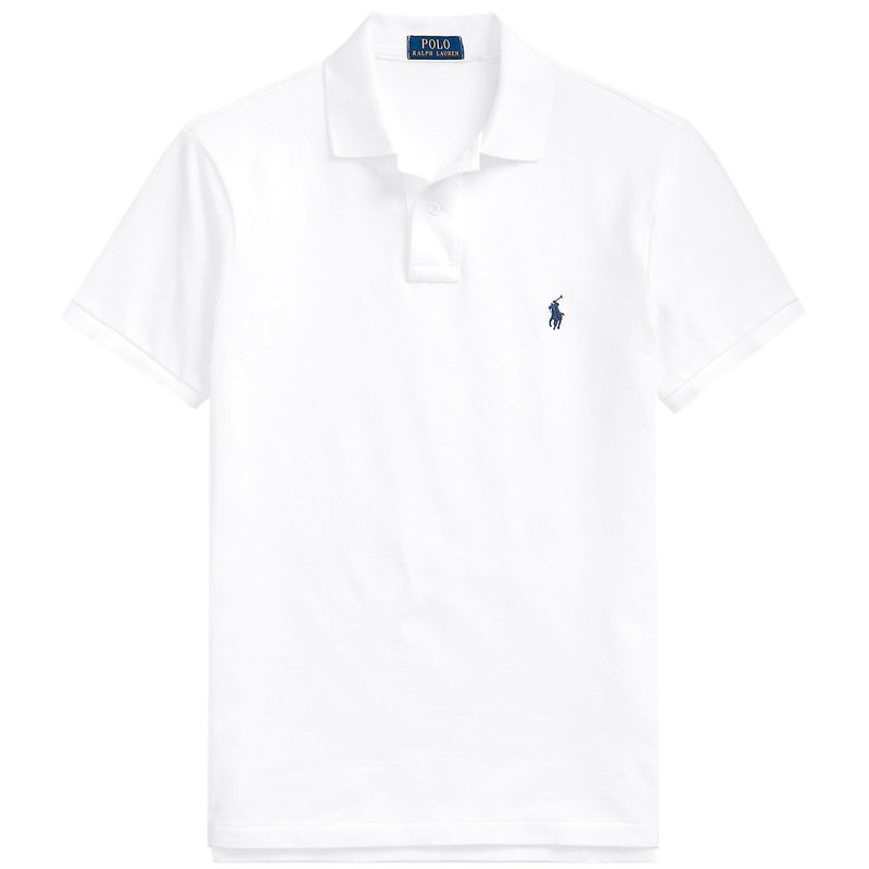 Polo Ralph Lauren - Polo Slim Fit bianca con pony su Arteni.it