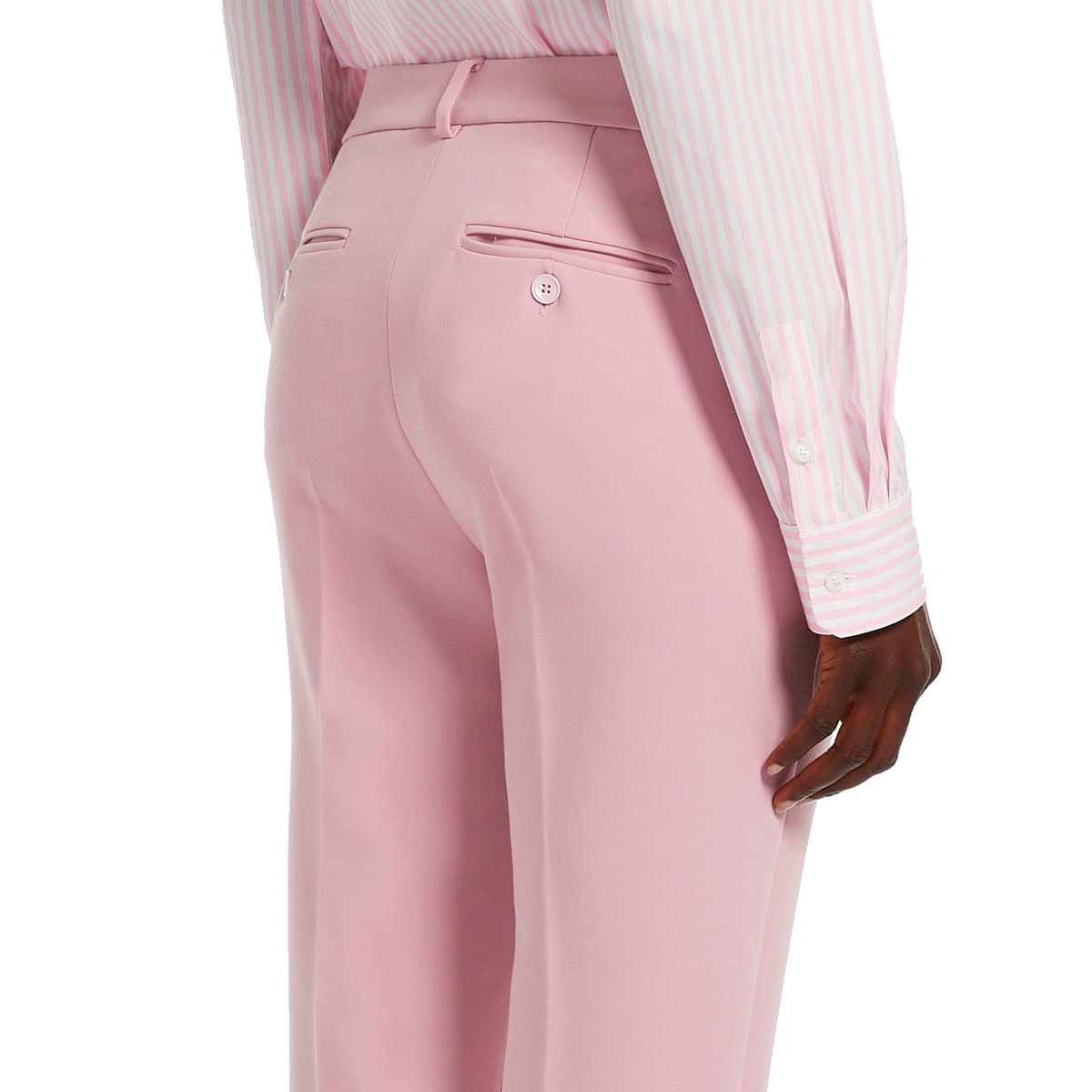 Max Mara Weekend - Pantalone dritto in tela di viscosa Rana su Arteni.it