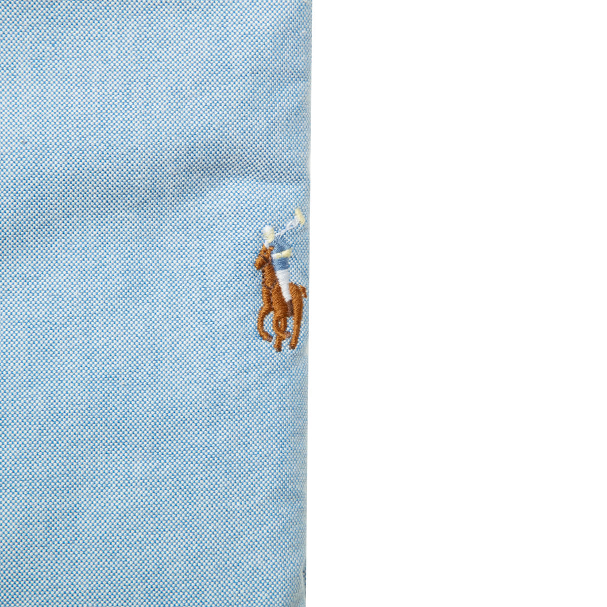 Polo Ralph Lauren - Light blue Slim-Fit Oxford shirt with pony on Arteni.it