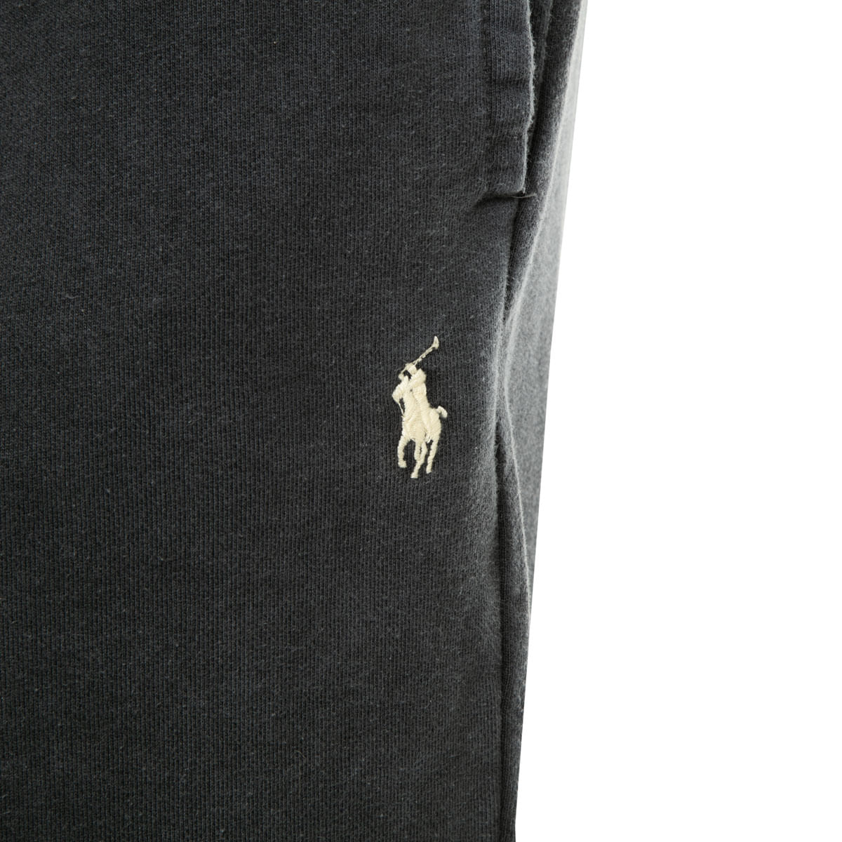 POLO RALPH LAUREN - Pantalone sportivo da tuta nero garzato con pony ...