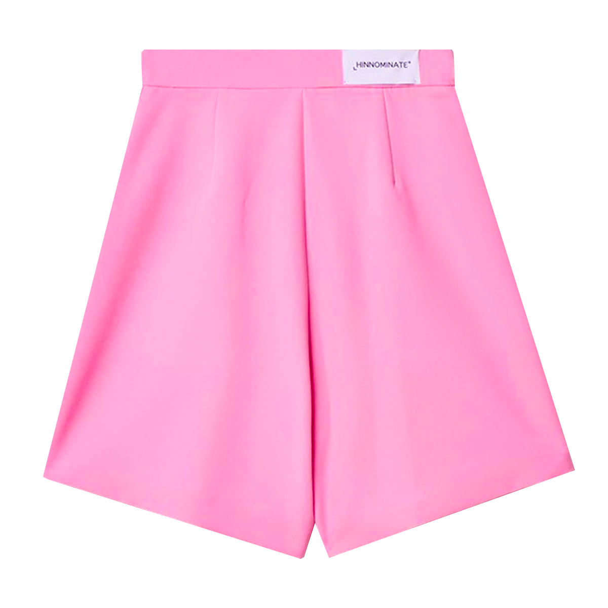 HINNOMINATE - Fuchsia shorts with front pleats on arteni.it