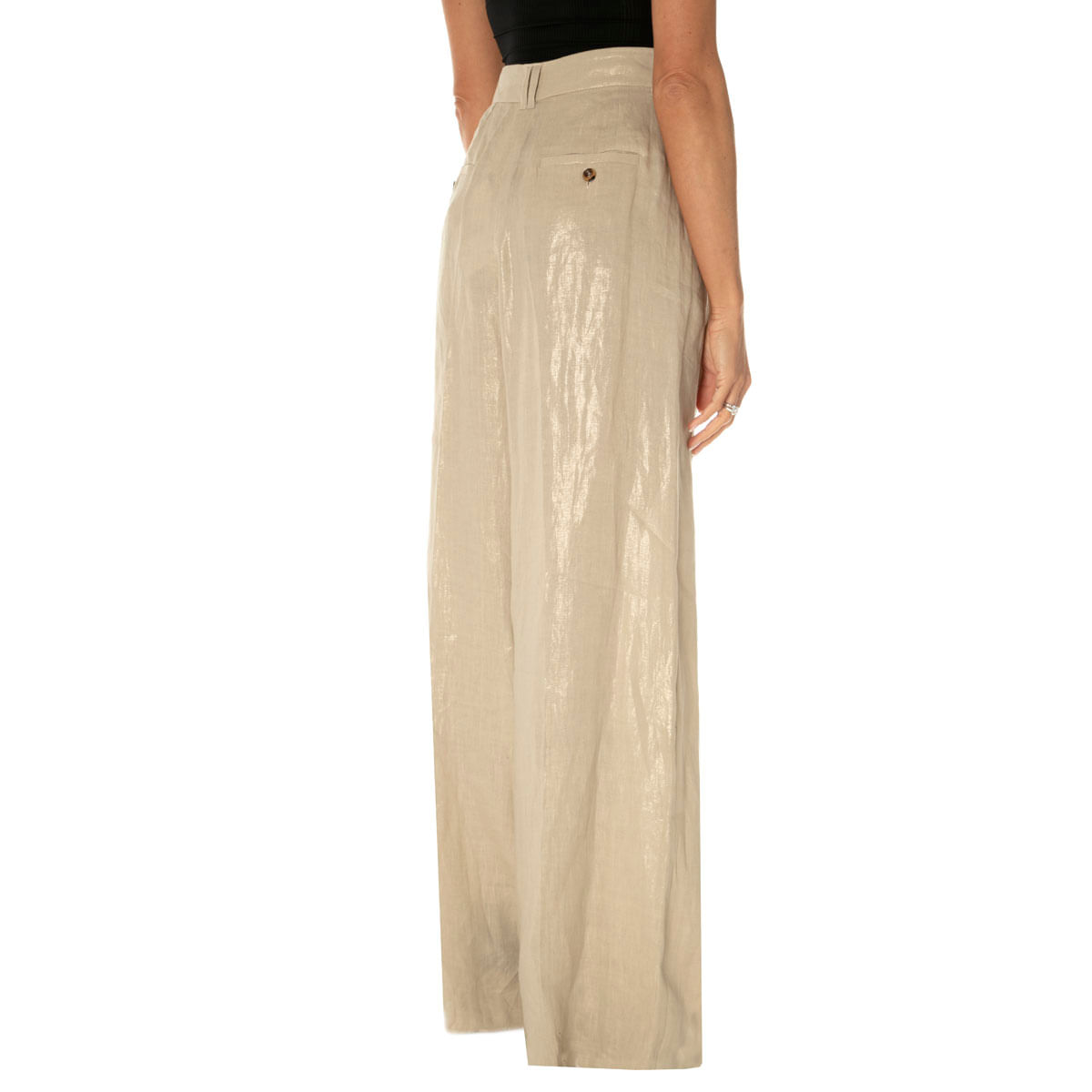 Marella - Straight trousers in Styrian linen on Arteni.it
