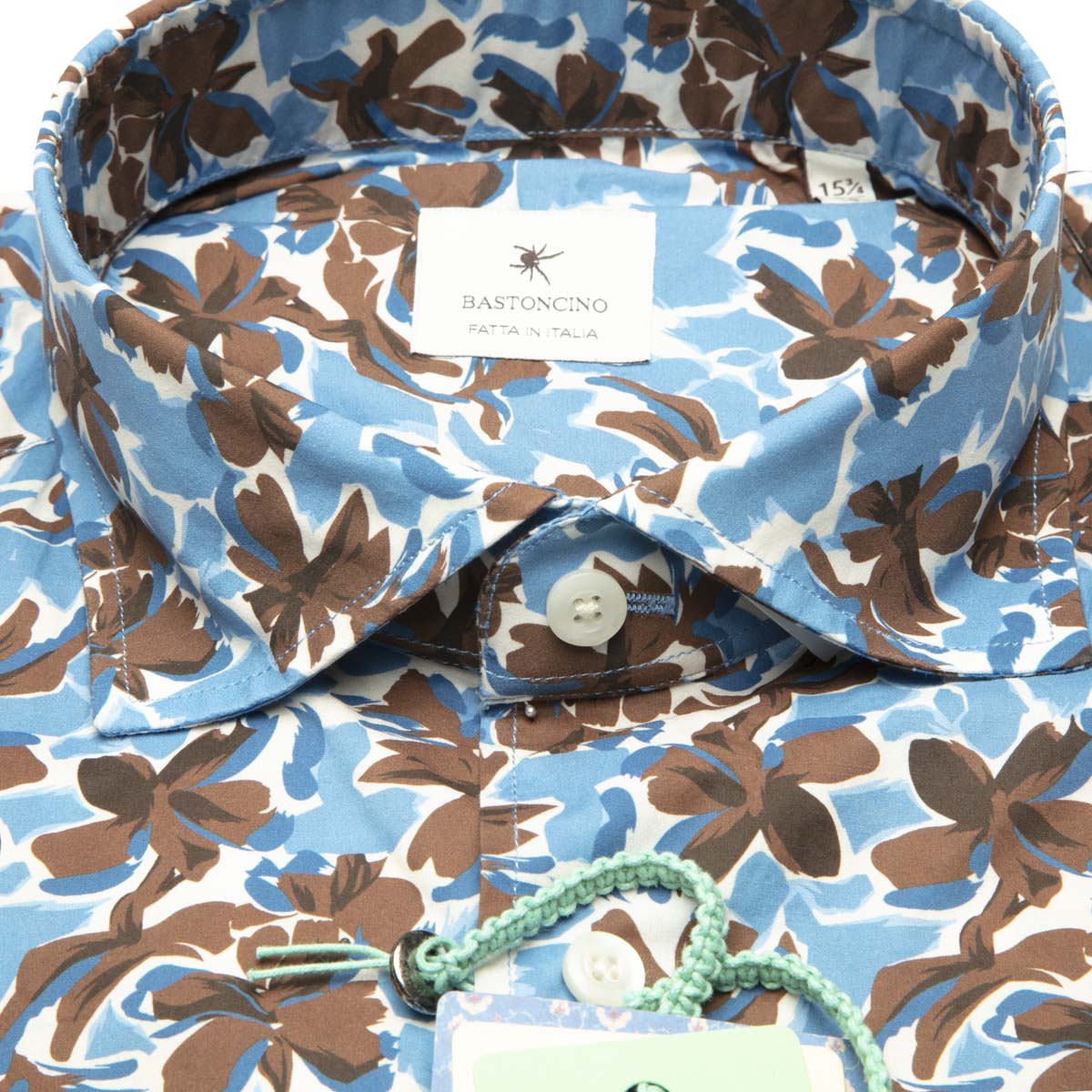 Bastoncino - Simo S/L shirt with floral pattern on Arteni.it