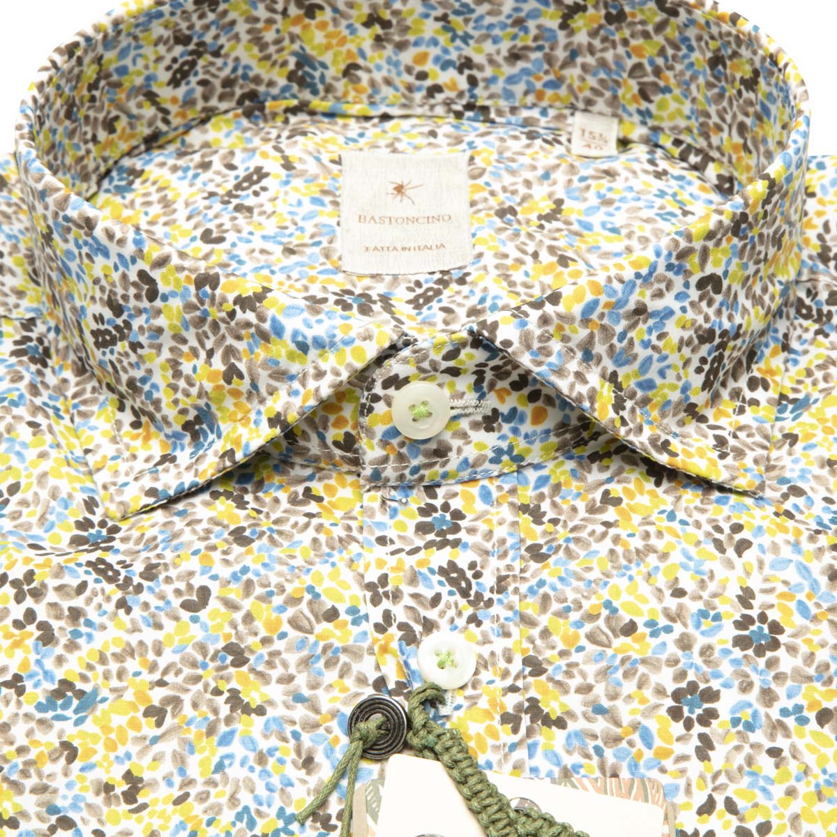 Stick - Simo S/L shirt with brush print on Arteni.it