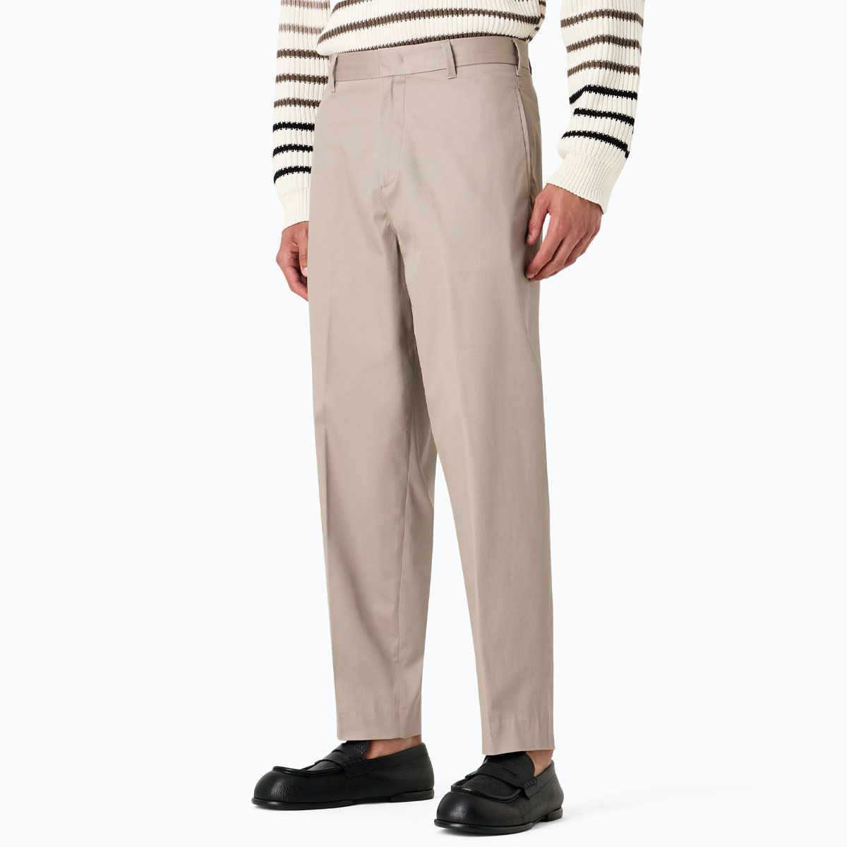 Emporio Armani - Pantalone chino in twill di cotone comfort su Arteni.it