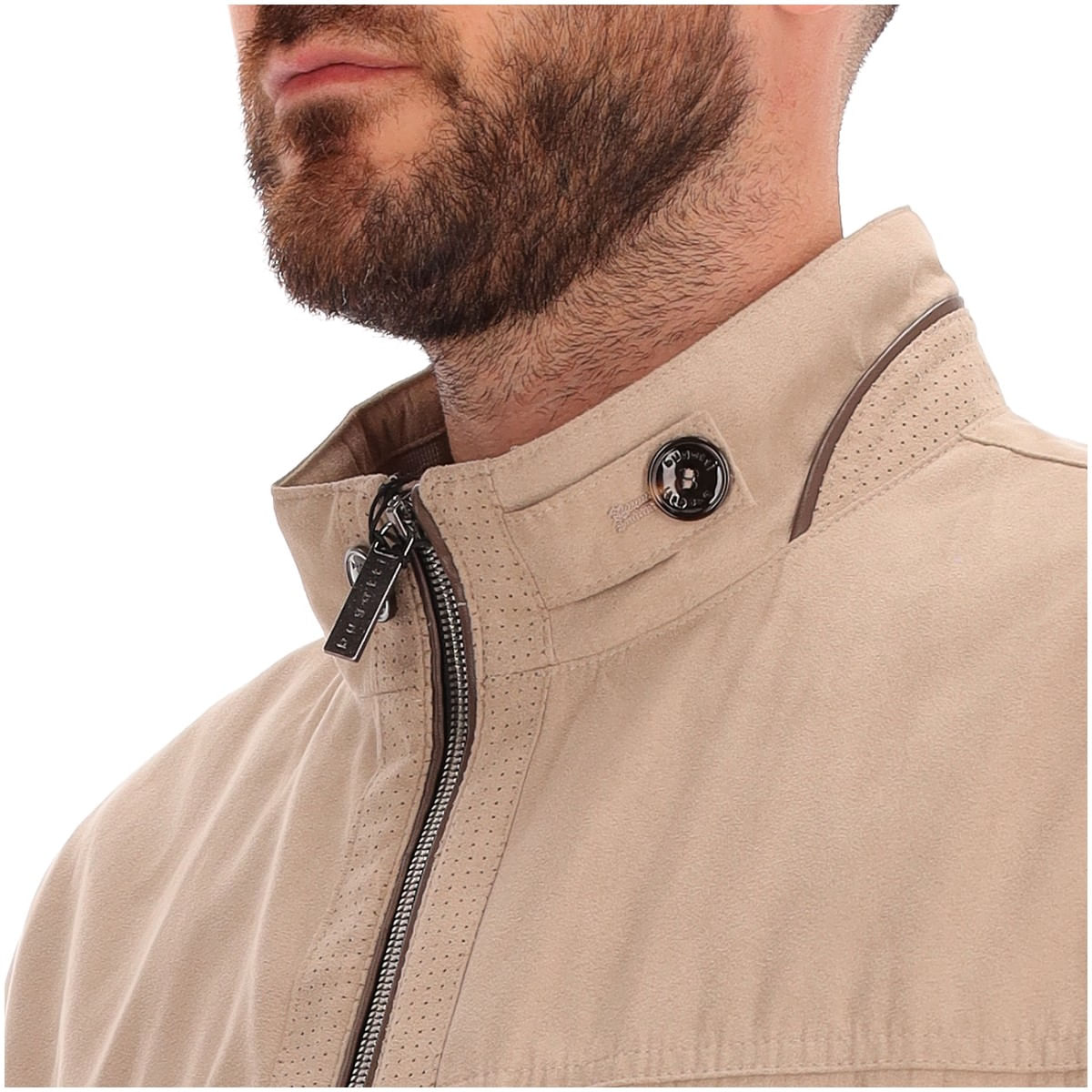 Bugatti - Beige suede jacket on Arteni.it