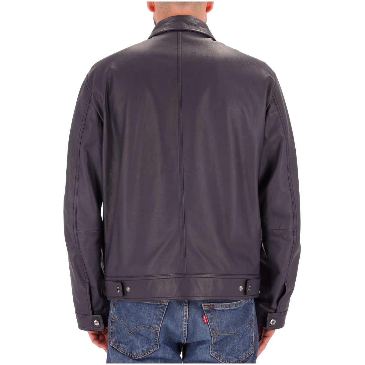 Boss - Field Jacket Malto in leather on Arteni.it