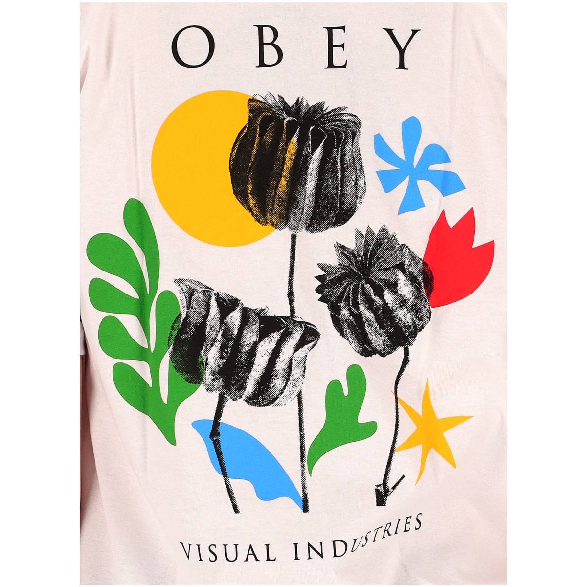 Obey - T-Shirt Flowers Papers Scissors su Arteni.it