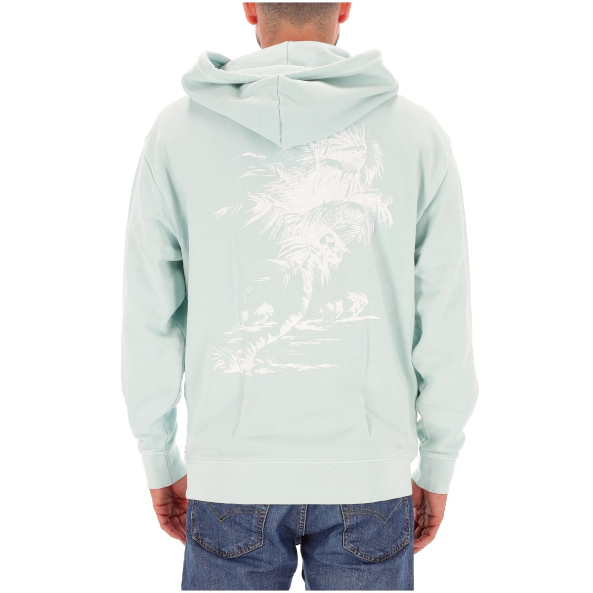 Levi's - Palm Tree sweatshirt with hood on Arteni.it