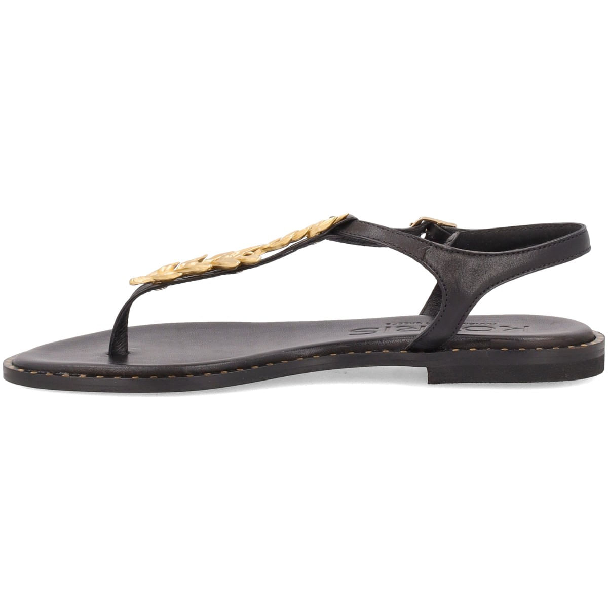 Makiskotris - Sandali in pelle con foglie di Ulivo su Arteni Shop