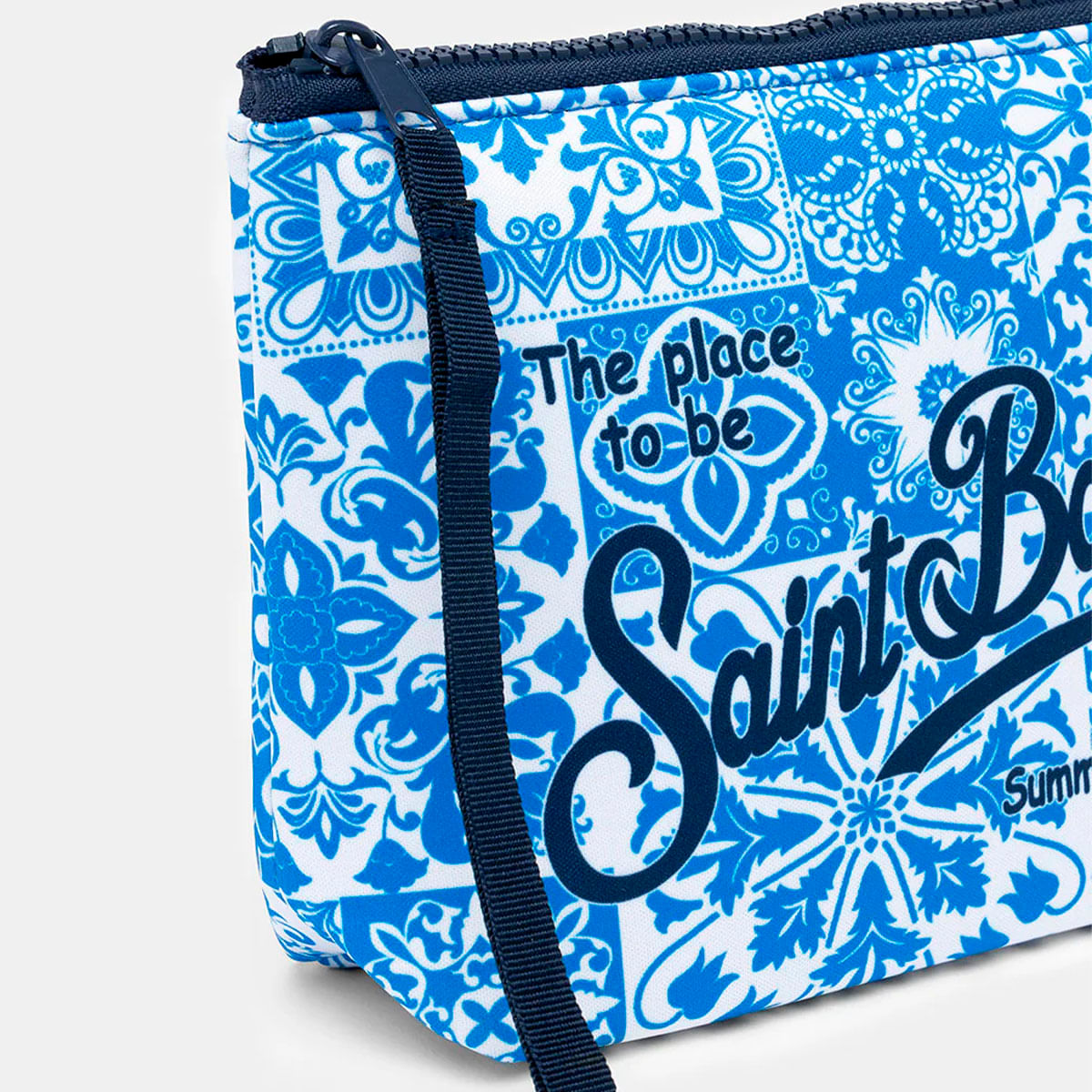 MC2 Saint Barth - Aline scuba pochette with majolica print on Arteni.it