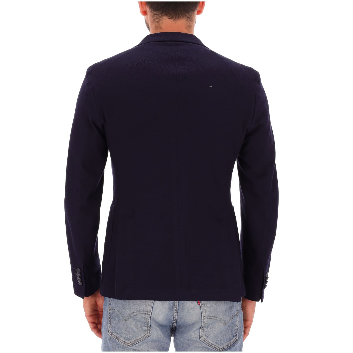 Manuel Ritz - Two-button jacket in textured cotton on Arteni.it