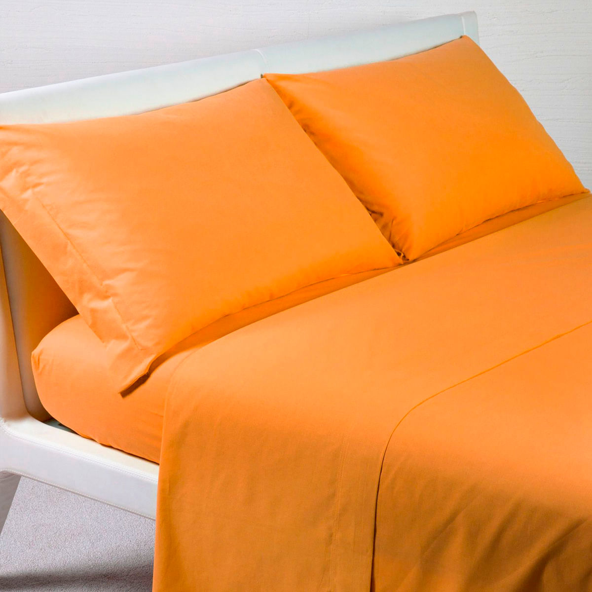 Caleffi - Orange color single sheet set on Arteni.it