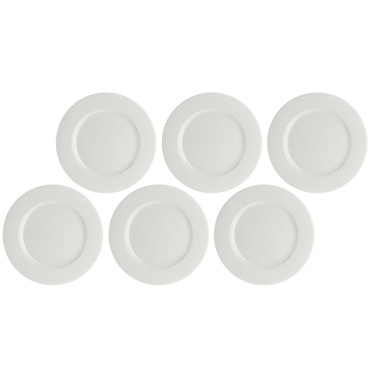 La Porcellana Bianca - White Recall Plate on Arteni.it