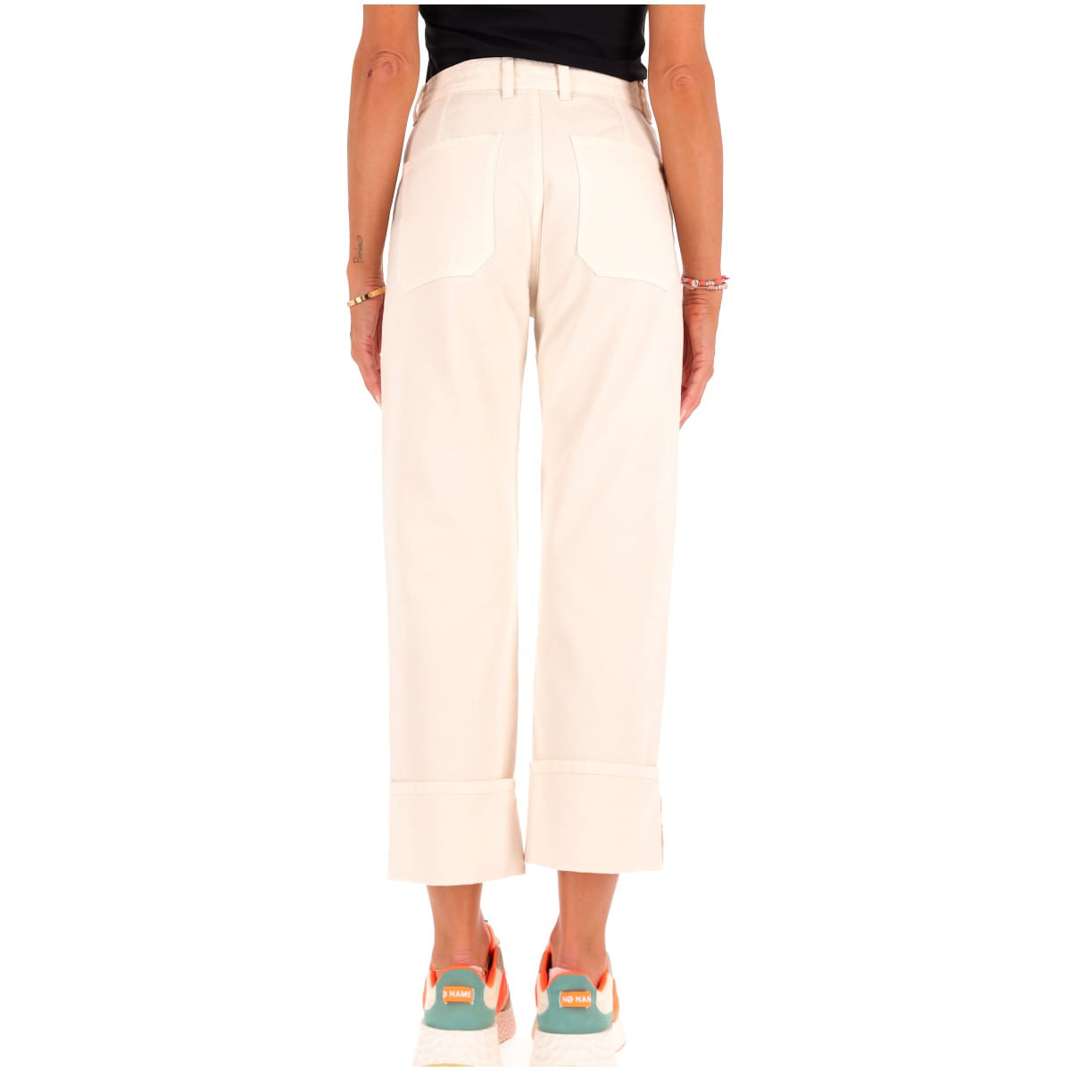 Pinko - Pantalone Pipa in tela di cotone su Arteni.it