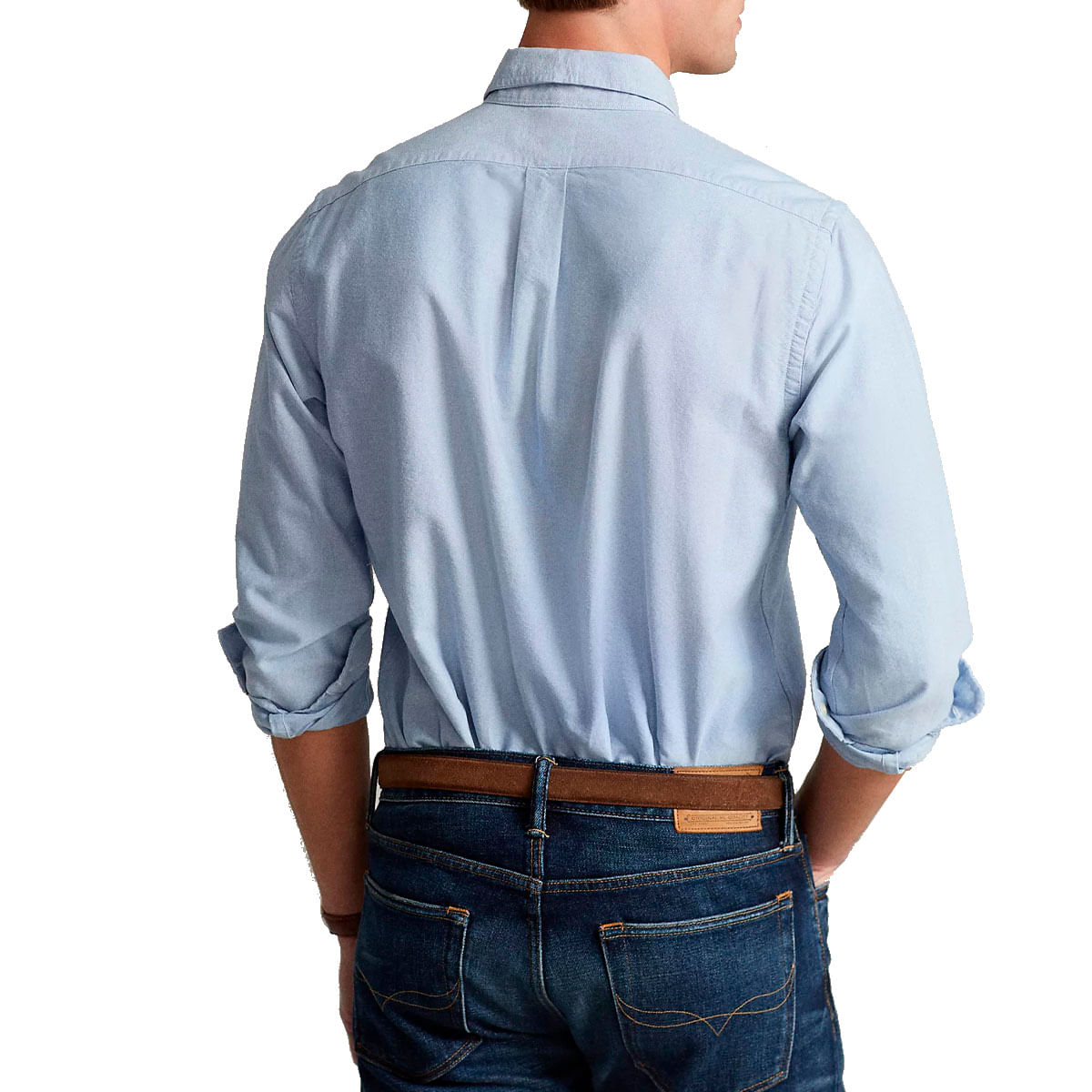 Polo Ralph Lauren - Oxford Slim-Fit Shirt in Light Blue Cotton on Arteni.it