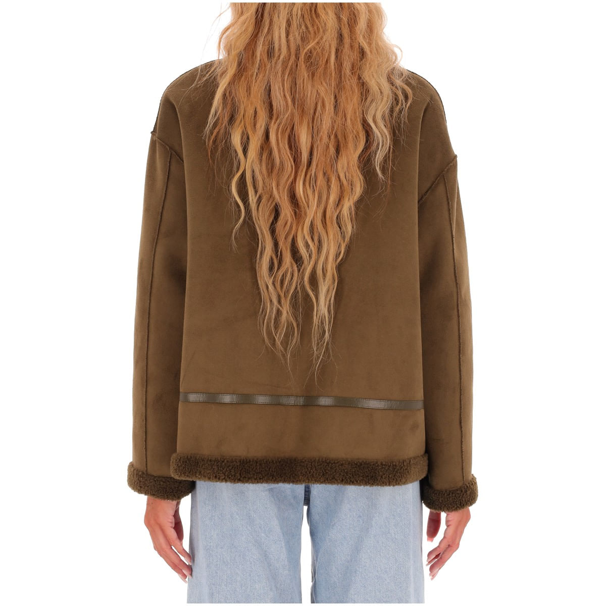 Emme Marella - Penny Military Green Reversible Jacket on Arteni.it