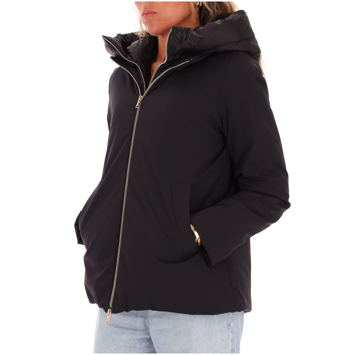 Emme Marella - Black Short Paper Jacket on Arteni.it