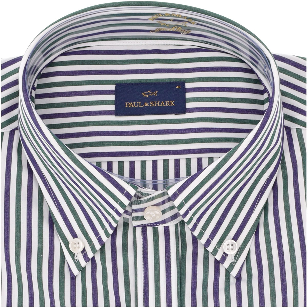 Paul & Shark - Camicia Soft Touch a righe colorate su Arteni.it