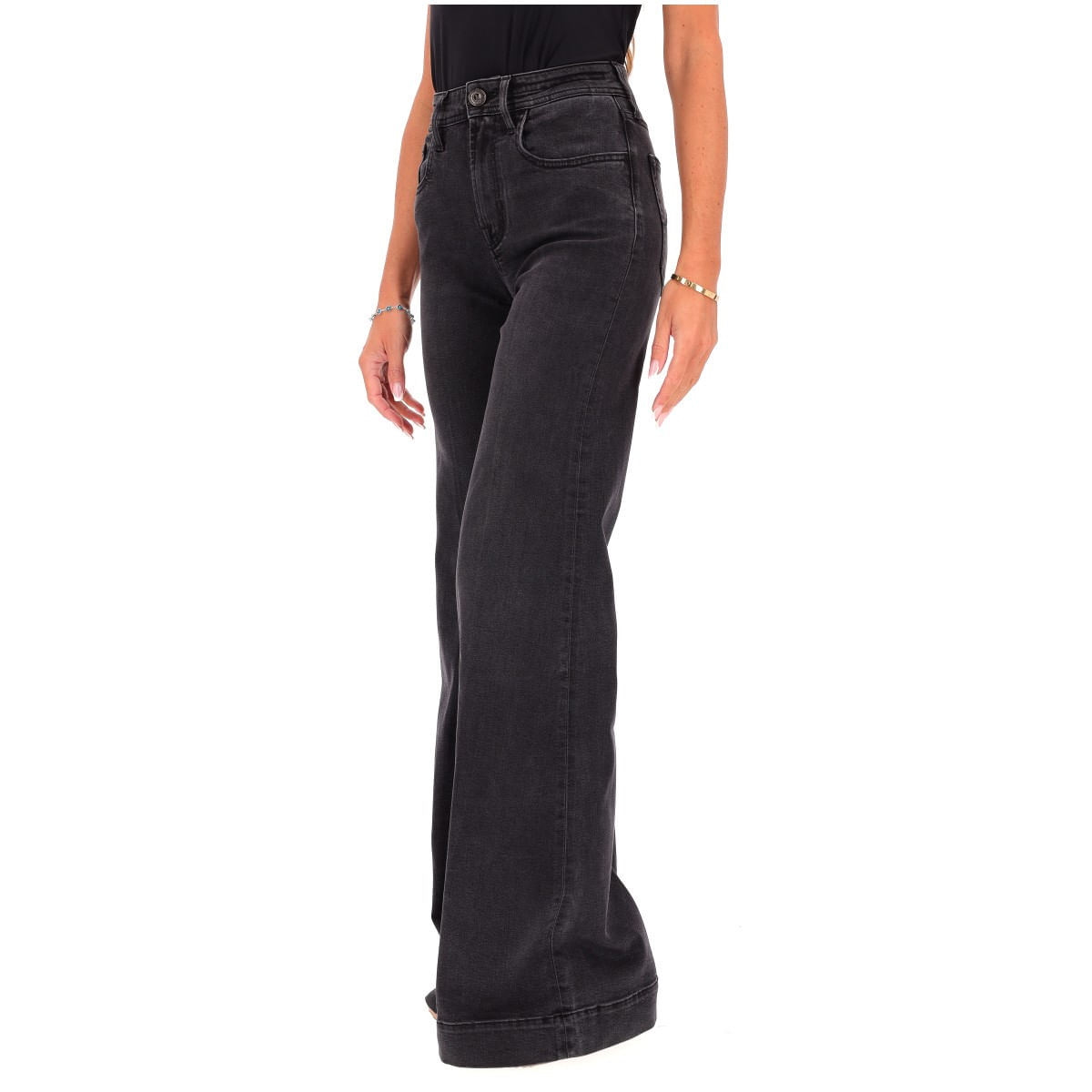 Jacob Cohen - Pantalone Jackie Wide Leg a palazzo High Waist su Arteni.it