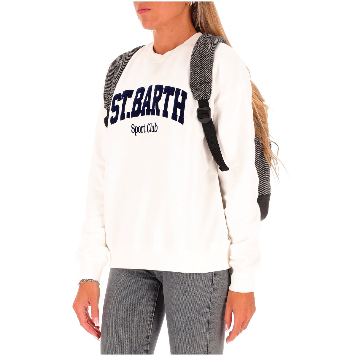 MC2 Saint Barth - Cody Chevron gray backpack on Arteni.it