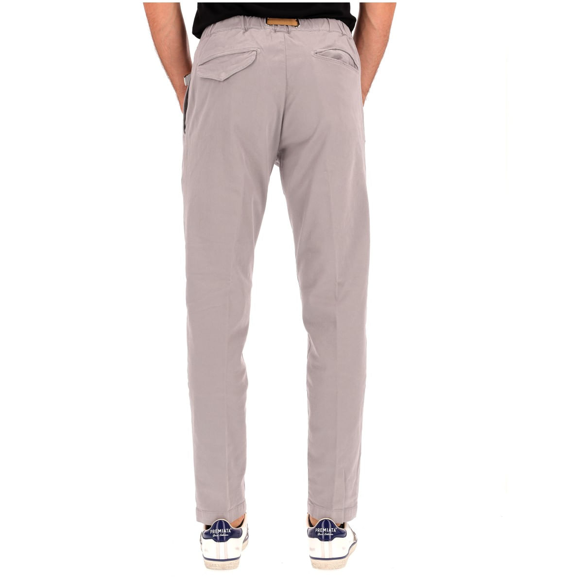 White Sand - Pantalone baggy Greg in twill su Arteni.it