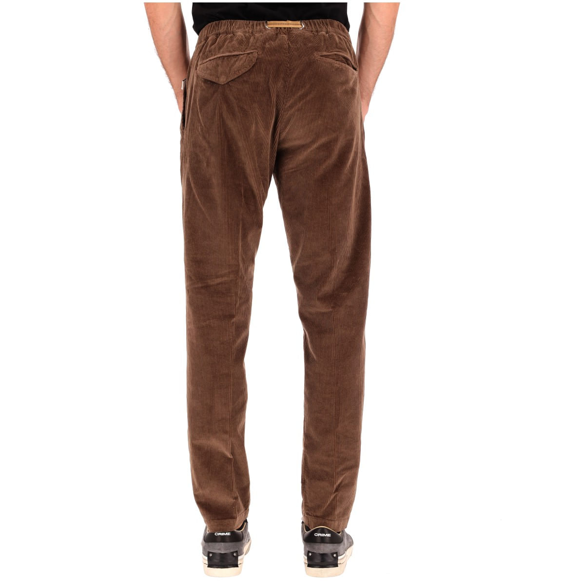 White Sand - Pantalone Greg in velluto a coste su Arteni.it