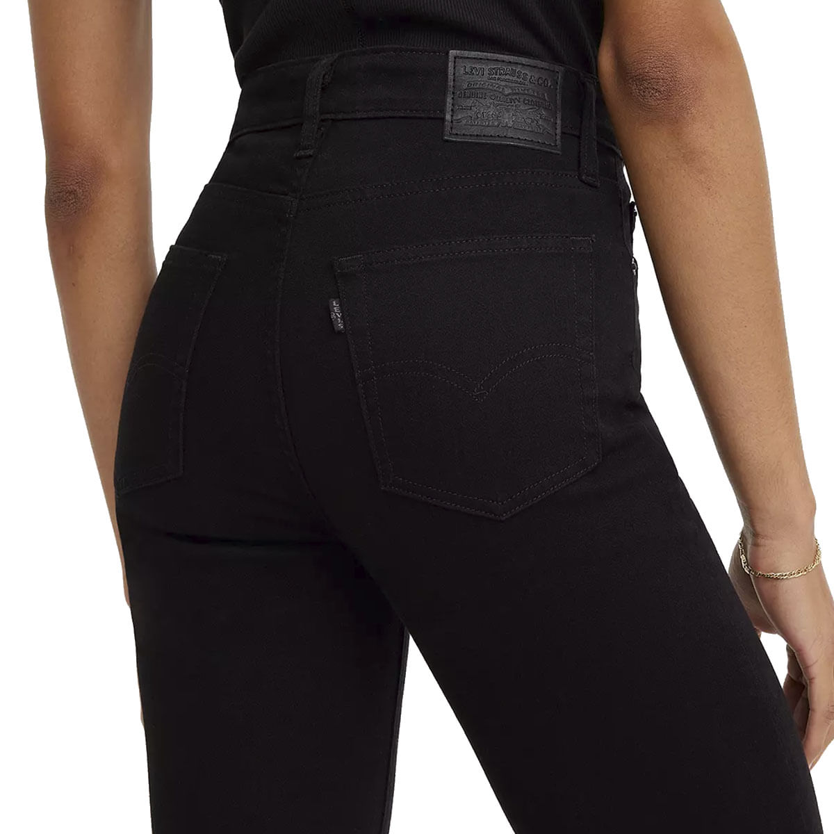 LEVI'S - Jeans 725 Bootcut black high waist on arteni.it