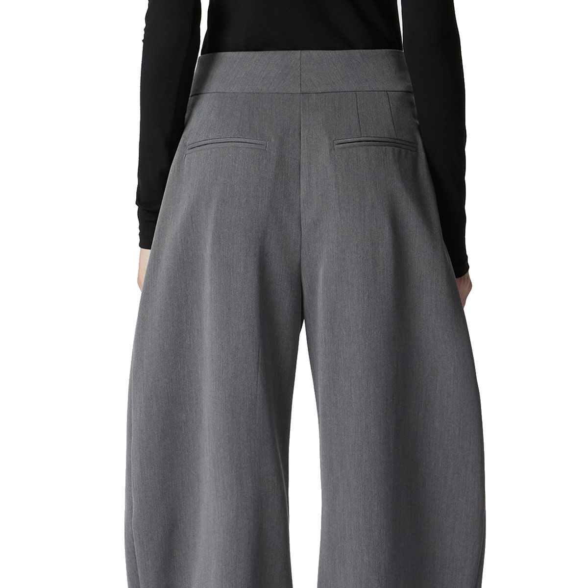 Pinko - Pantalone wide leg sartoriale con pinces su Arteni.it