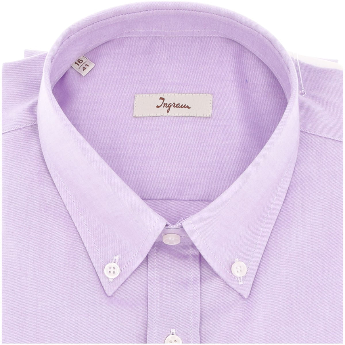 Ingram - Classic fit solid color cotton shirt on Arteni.it