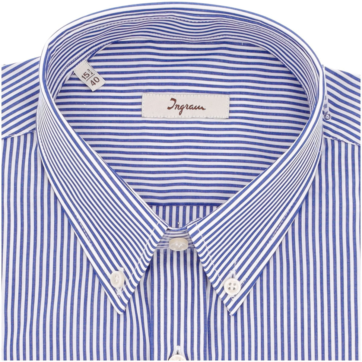 Ingram - Classic Fit Button Down Striped Shirt on Arteni.it