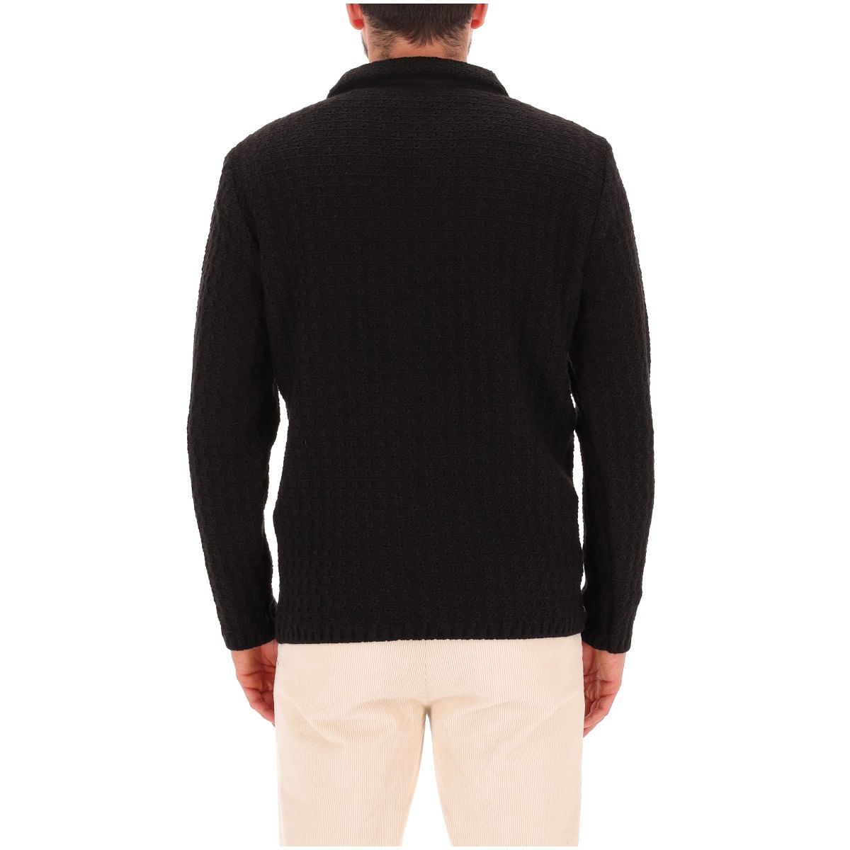 Manuel Ritz - Cardigan in maglia in misto lana su Arteni Shop