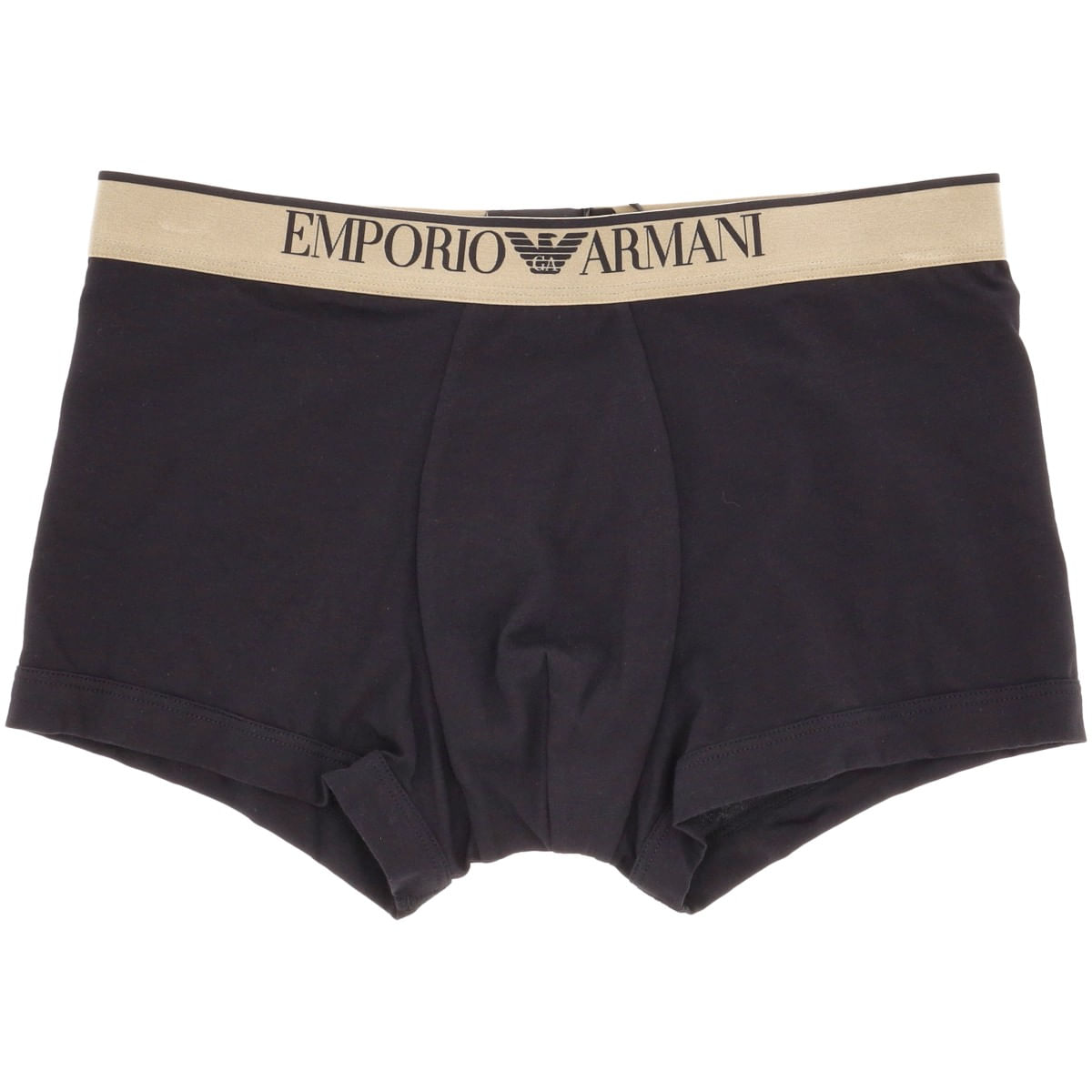 Emporio Armani - Boxer con elastico logato oro su Arteni.it