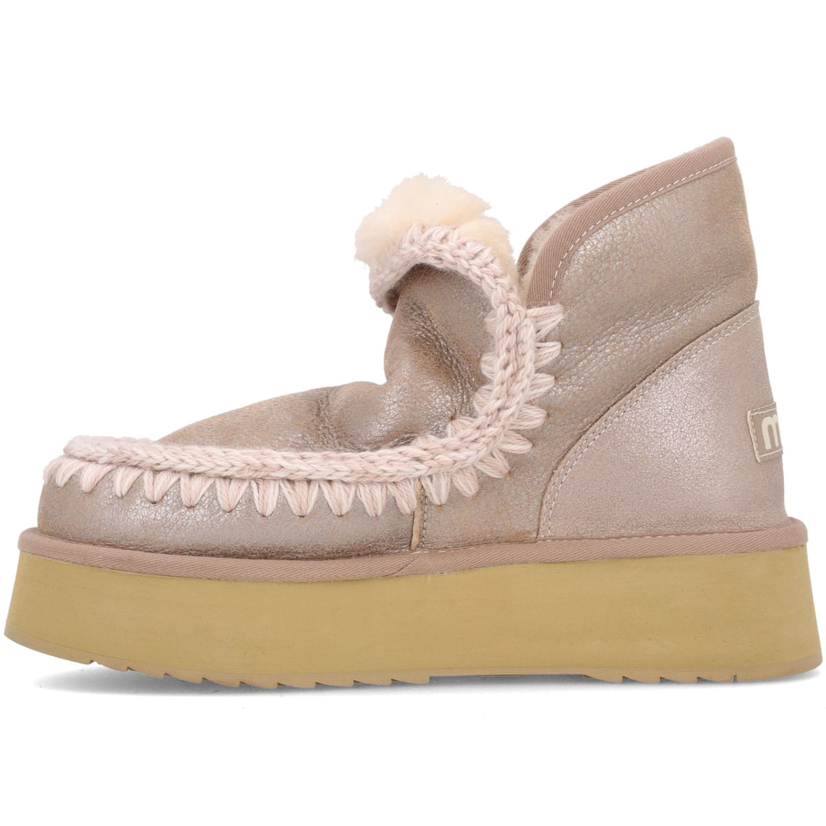 MOU - Mini Eskimo Platform Boot metallic boot on arteni.it